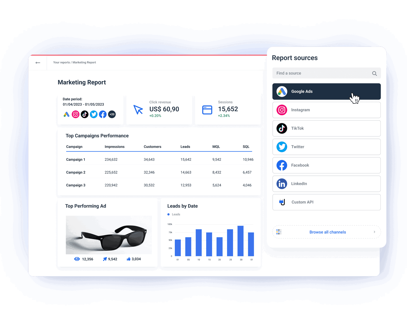Marketing Data Platform for Marketers & Agencies | Whatagraph