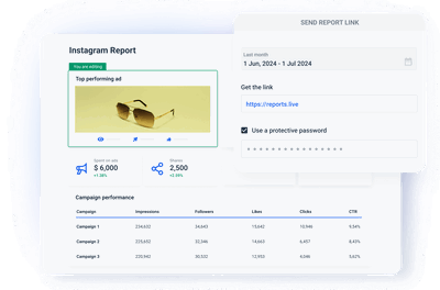 Try our Free Instagram Analytics Report Template | Whatagraph