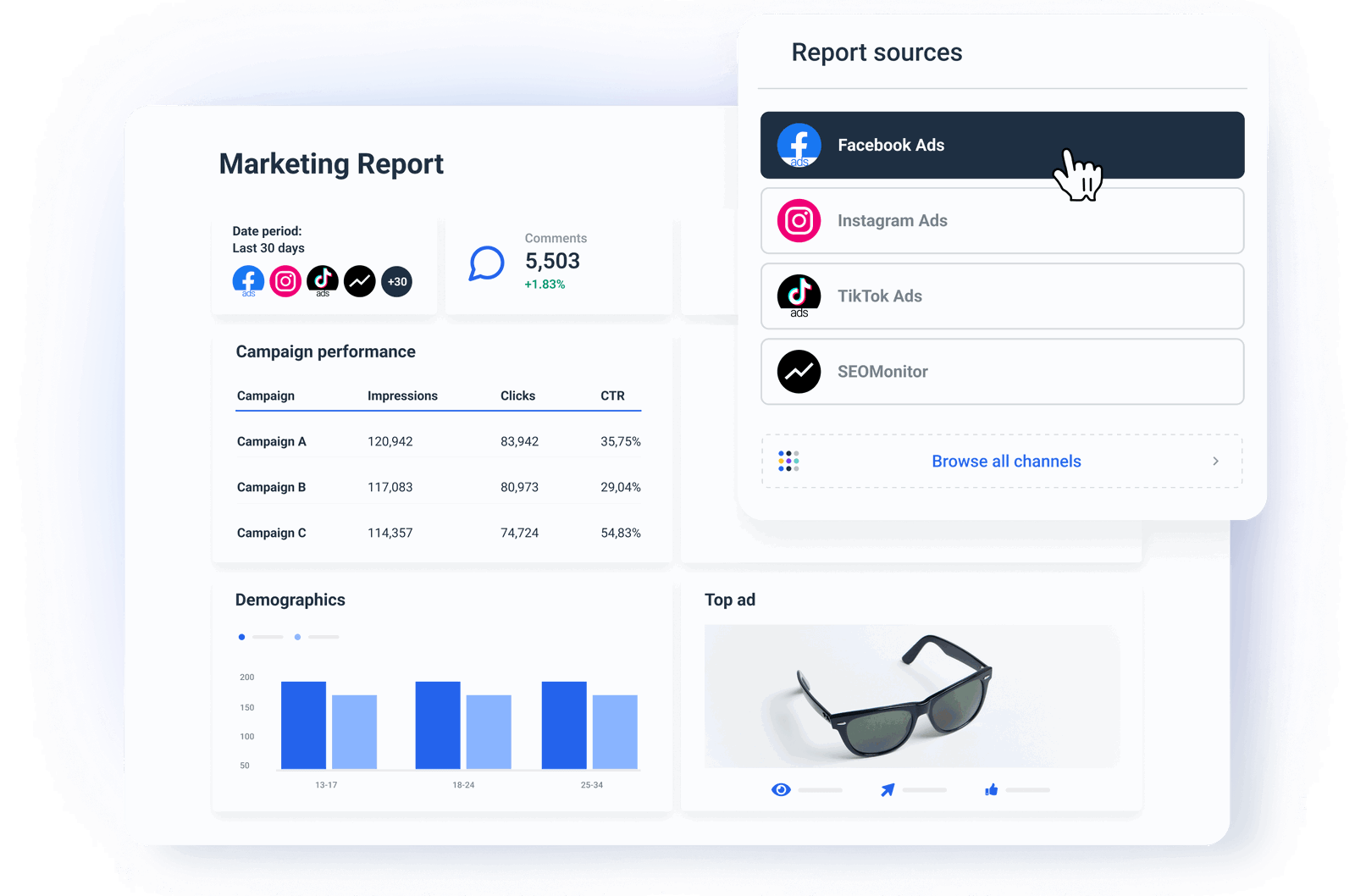 Best Facebook Ads Reporting Tool for Marketers | Whatagraph