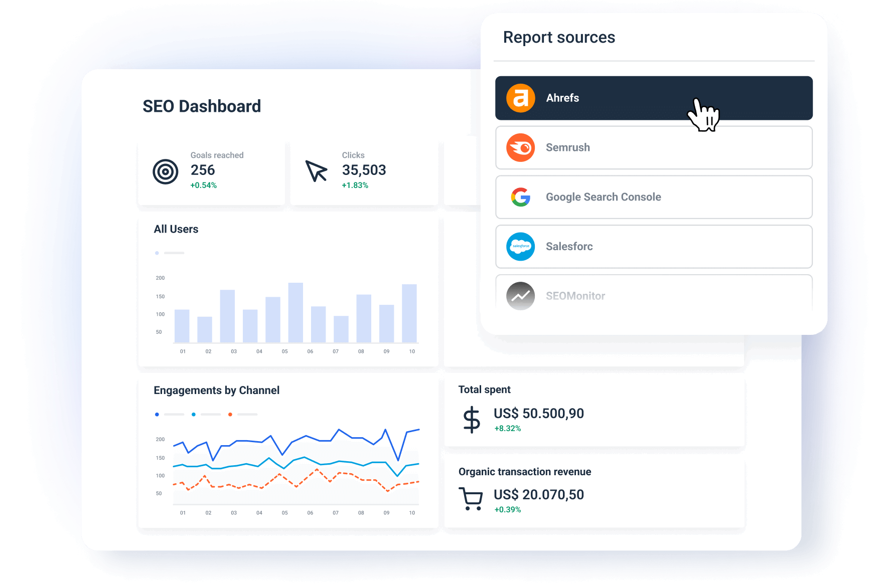 SEO Dashboard Template | Client Reporting & Performance Monitoring ...