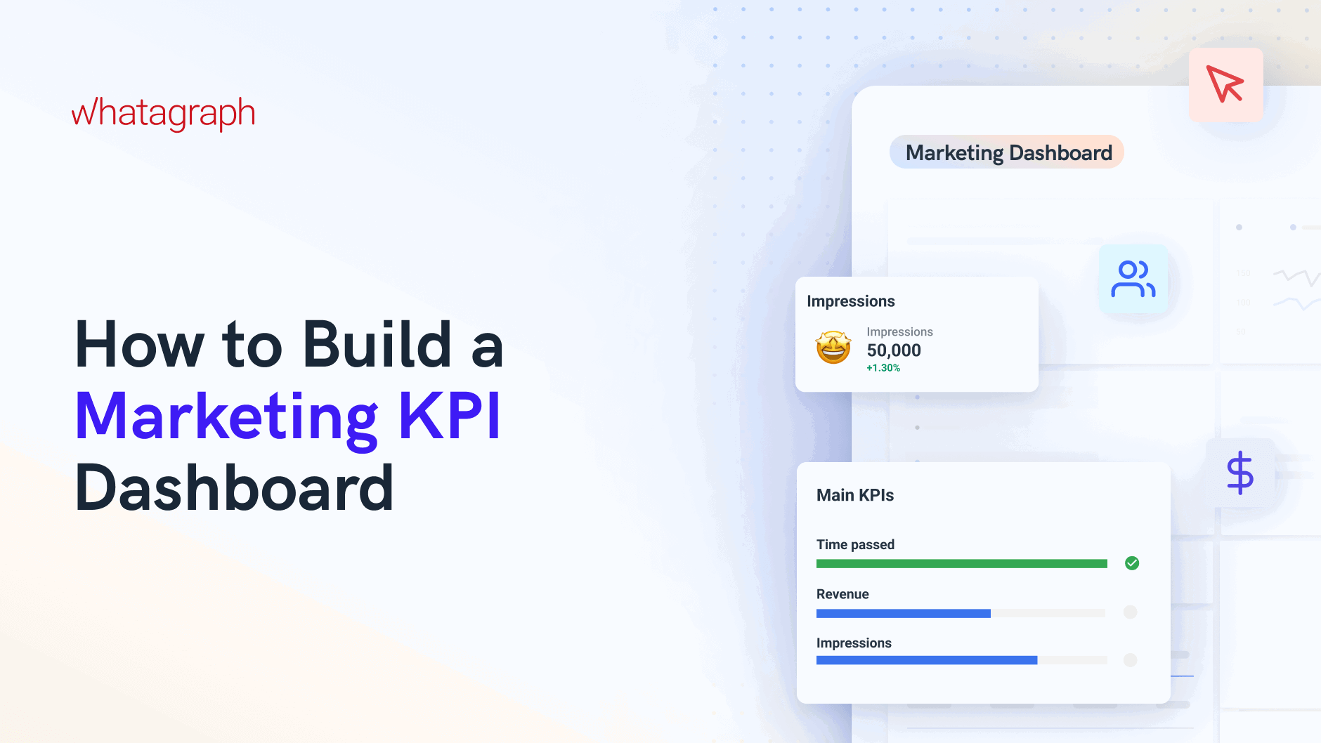 Marketing KPI Dashboard: How to Build One (Examples + Tips) | Whatagraph