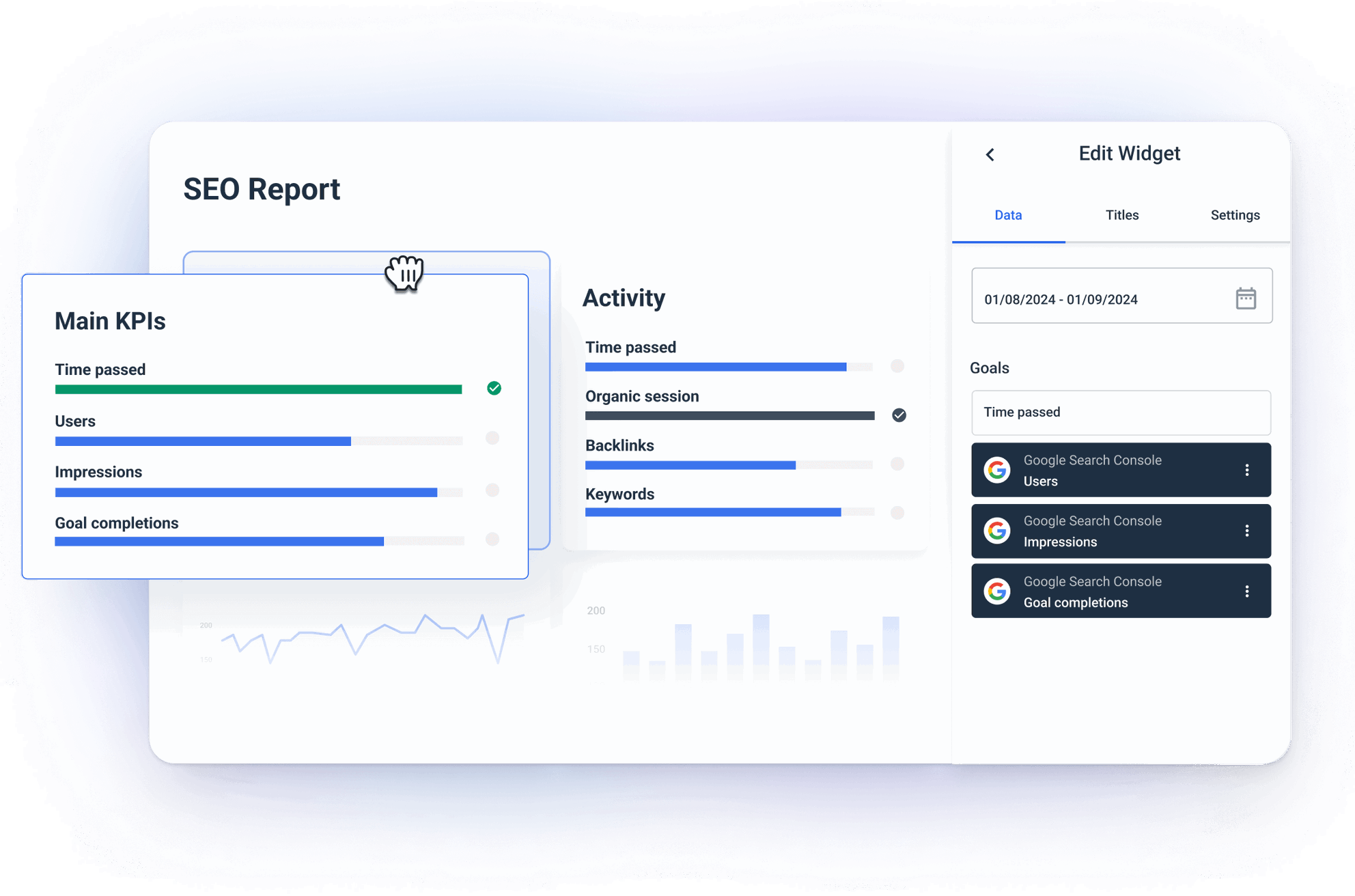 How to Build an SEO Client Dashboard in 5 Minutes | Whatagraph