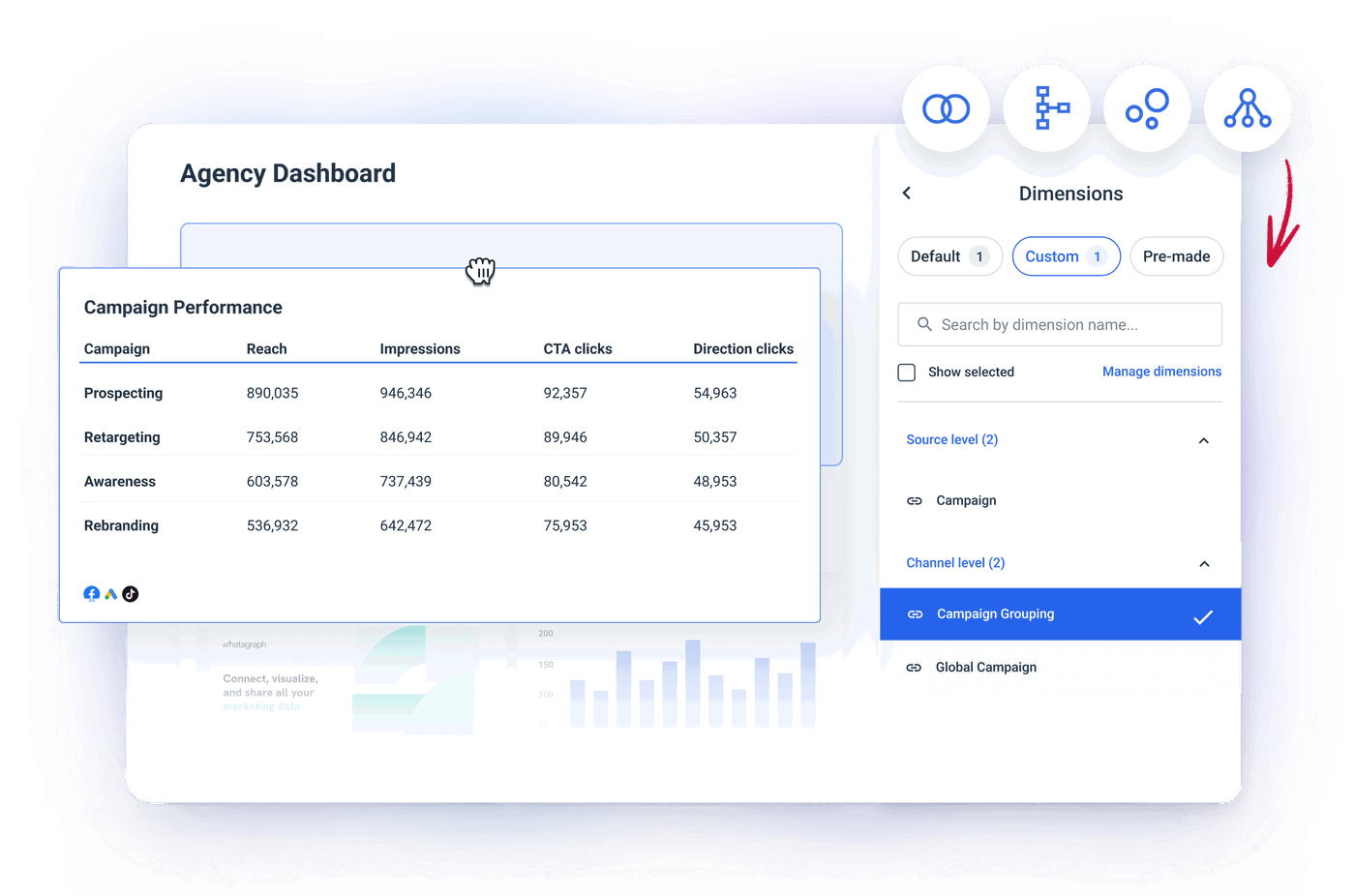 Agency Dashboard for All Your Marketing Data | Whatagraph