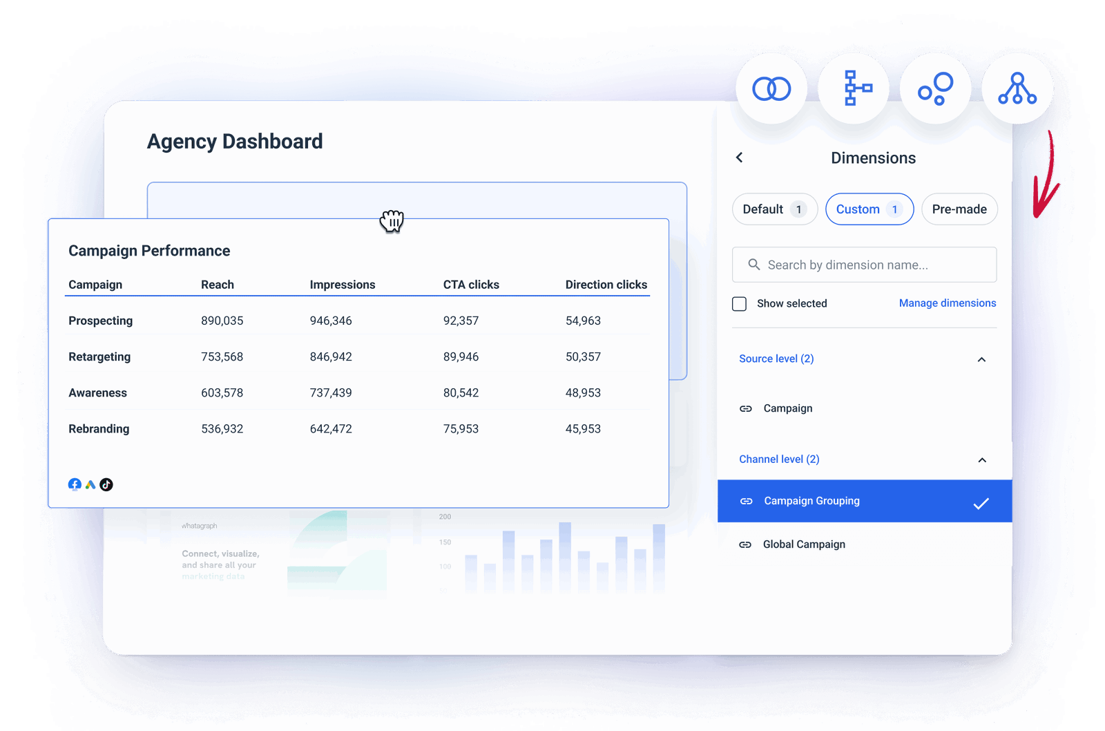 Agency Dashboard for All Your Marketing Data | Whatagraph