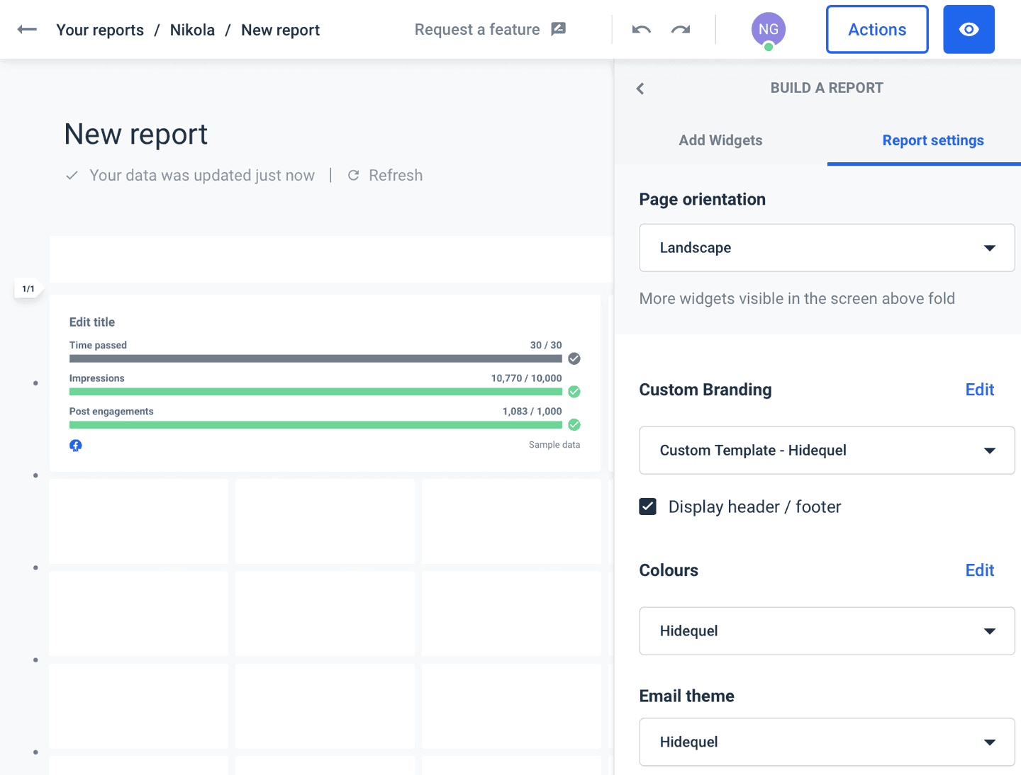 How to Create an Engaging Facebook Ads Report | Whatagraph