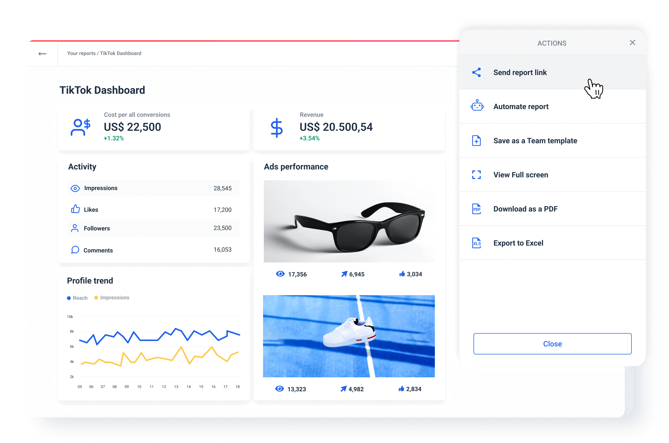 Build an Engaging TikTok Dashboard for Agencies | Whatagraph