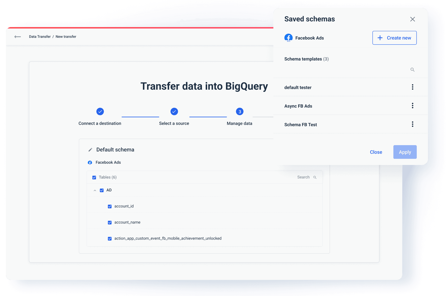 Transfer Marketing Data to Google BigQuery | Whatagraph