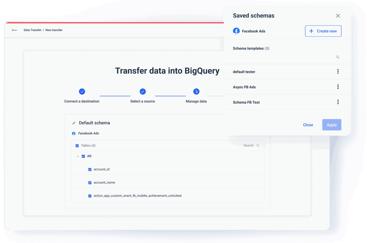 Transfer Google Search Console Data to BigQuery | Whatagraph