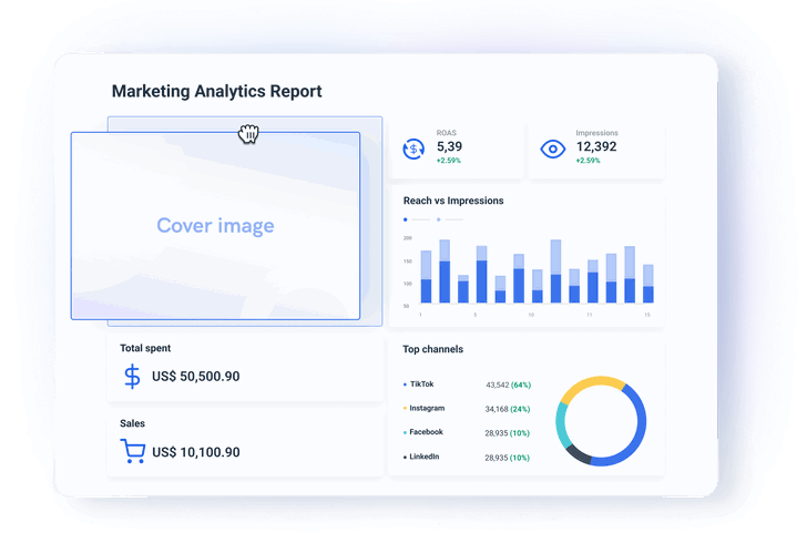 Marketing Analytics Report Template - Ready to Use | Whatagraph