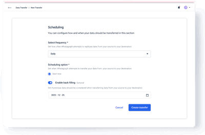 Transfer Google Search Console Data to BigQuery | Whatagraph