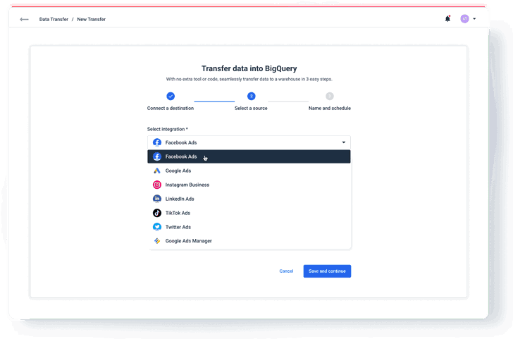 Transfer LinkedIn Ads Data to Google BigQuery | Whatagraph