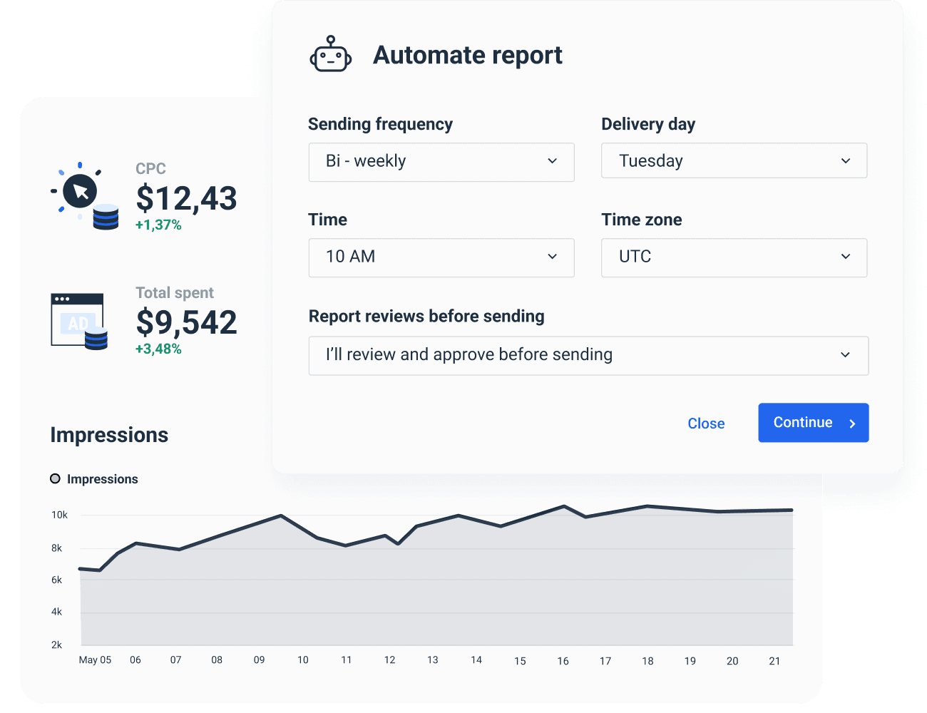 Campaign Monitor Reporting in Minutes with Whatagraph | Whatagraph
