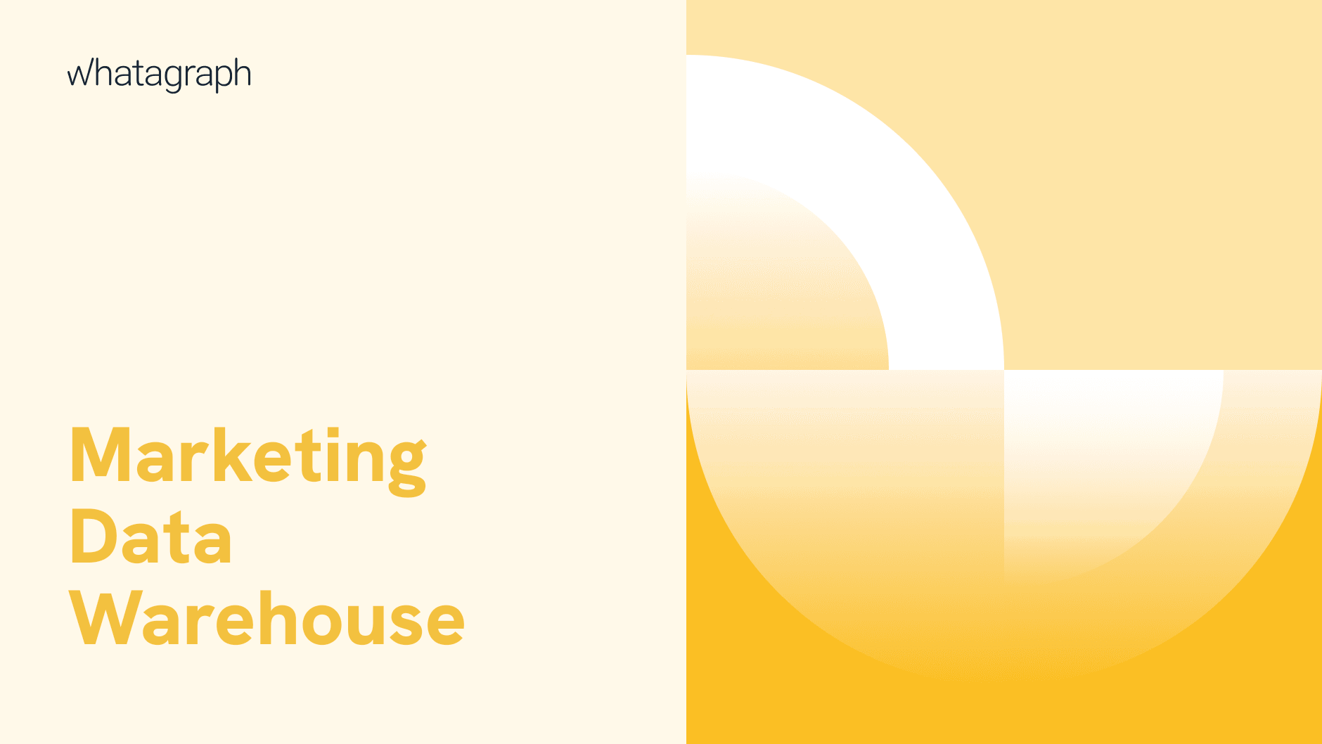 What is a Marketing Data Warehouse? | Whatagraph