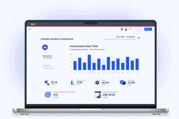 LinkedIn Analytics Dashboard Template | Whatagraph