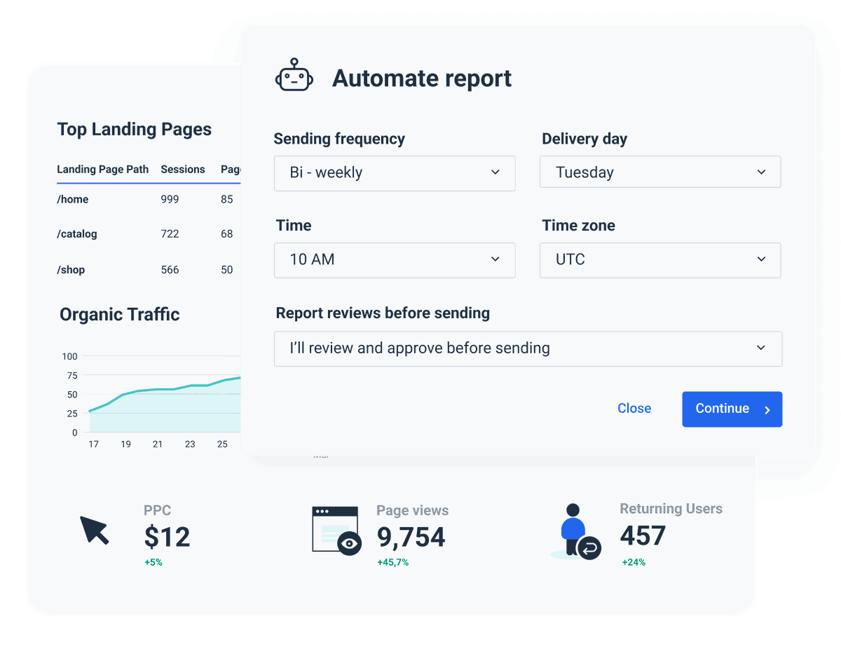 Track SaaS Business Metrics with SaaS Dashboard | Whatagraph