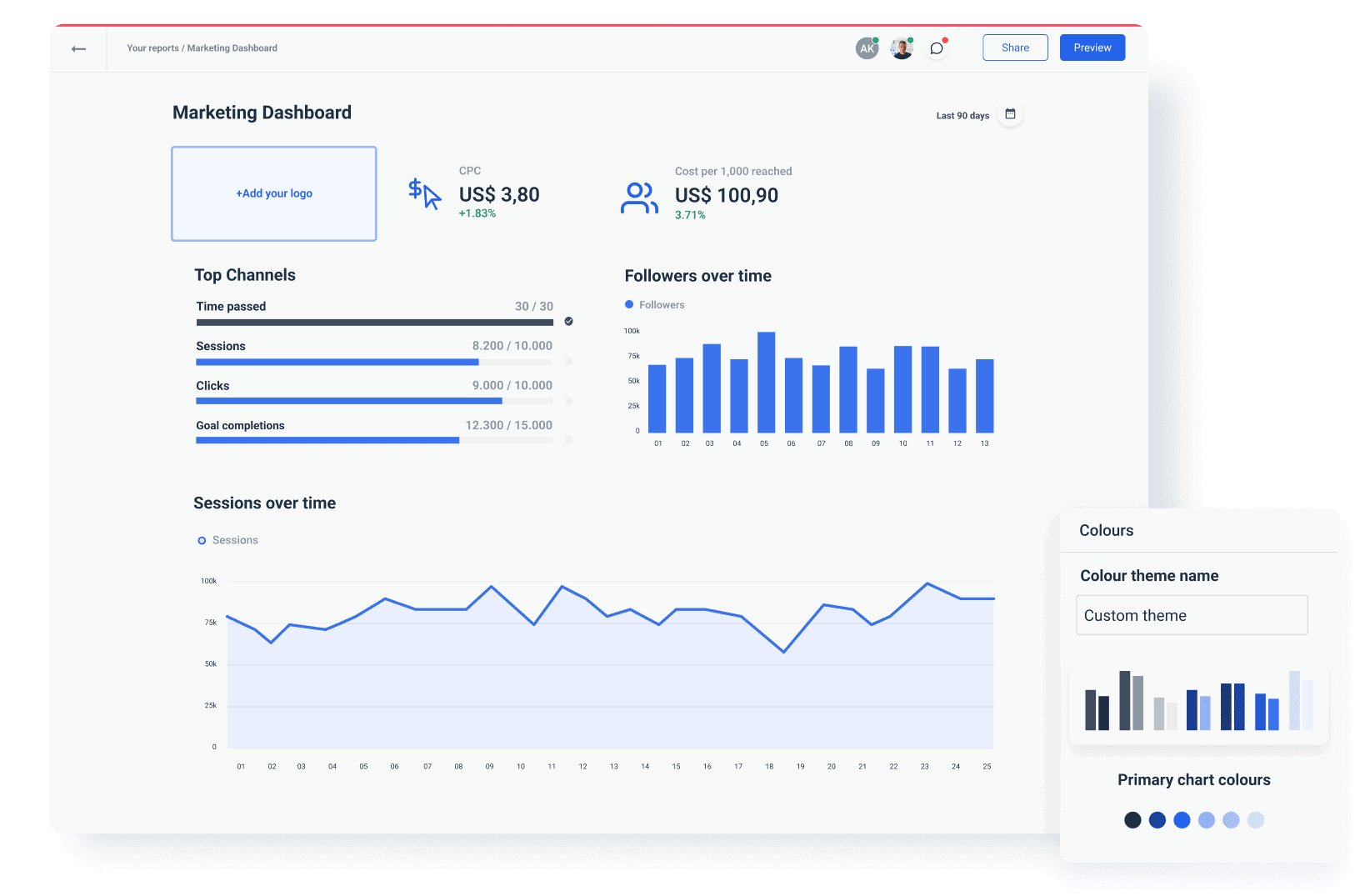 Top Dashboard Creator for Marketers & Agencies | Whatagraph